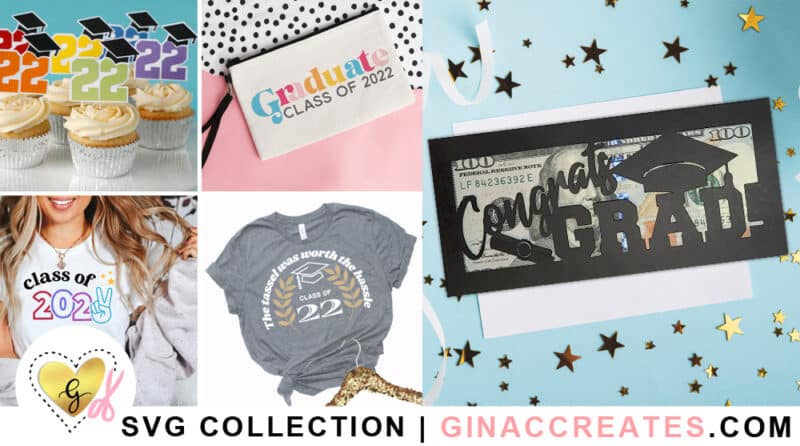 Cricut Graduation Projects with Free SVG Files