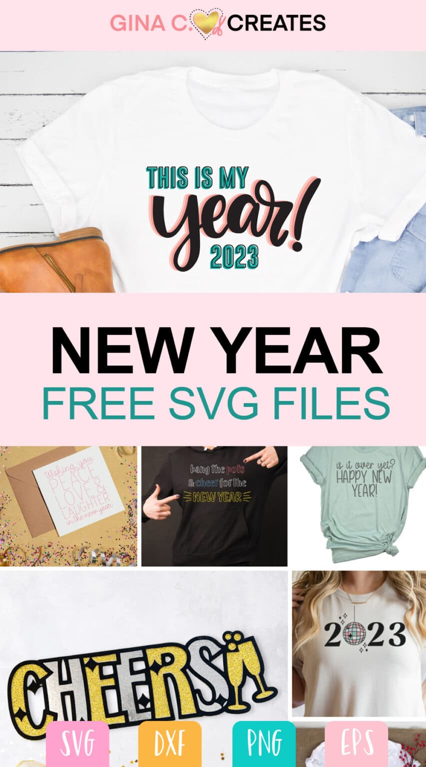 Free New Year SVG Cut Files