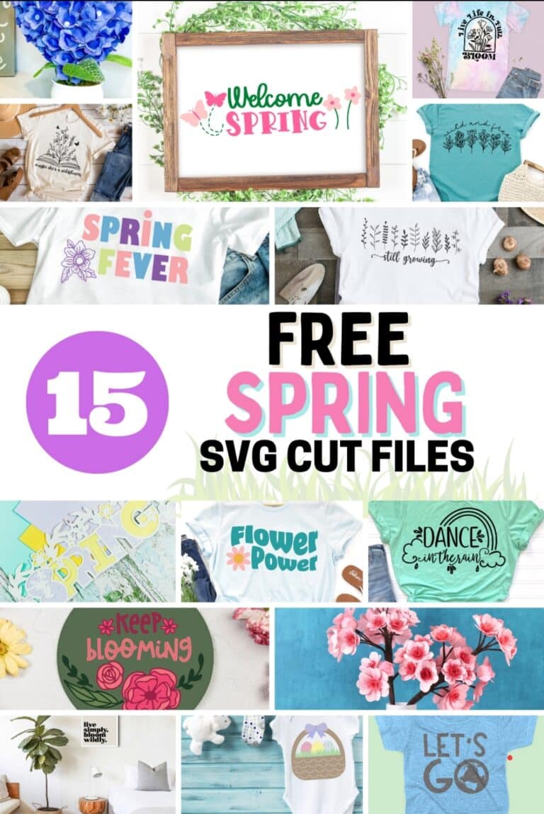 Free Spring SVG Cut Files, Keep Blooming SVG