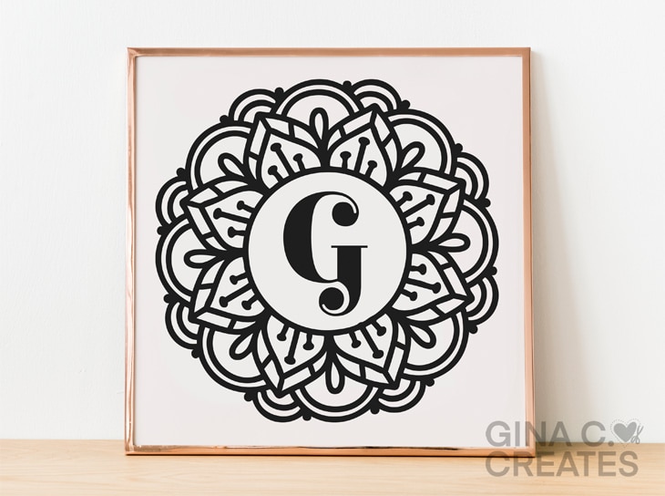 Free Monogram SVG Cut Files