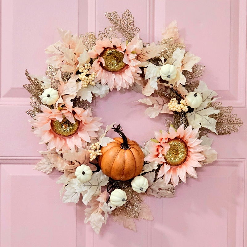 How to Make a Fall Wreath Using Dollar Tree Supplies