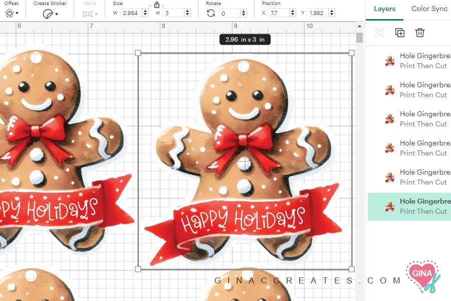 Gingerbread Man Gift Tags Free Printable