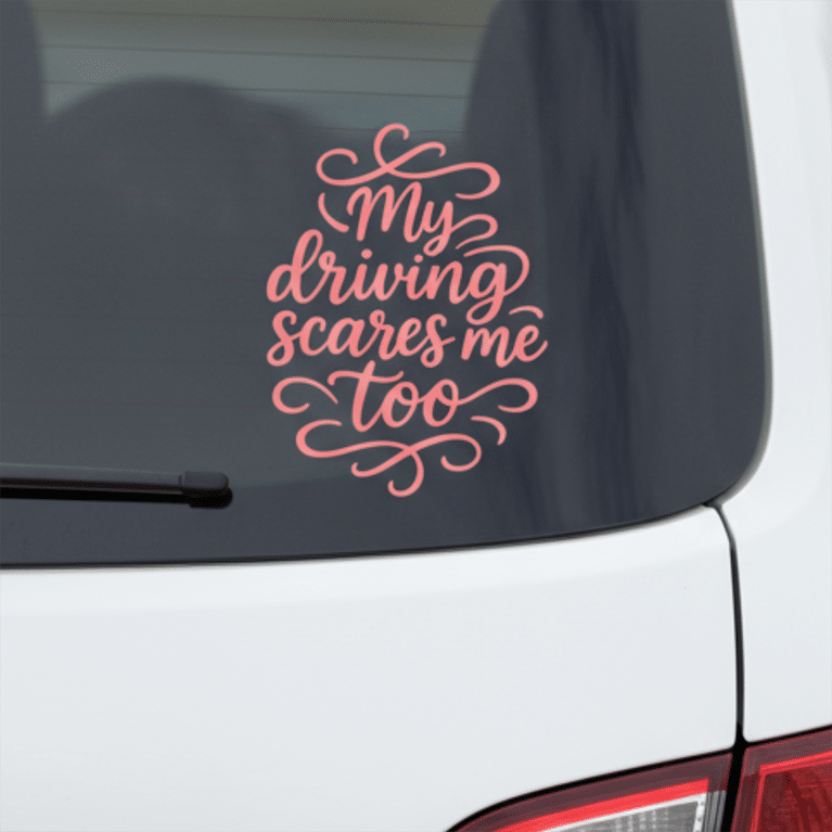 12 Funny Car Decals SVG Free Download