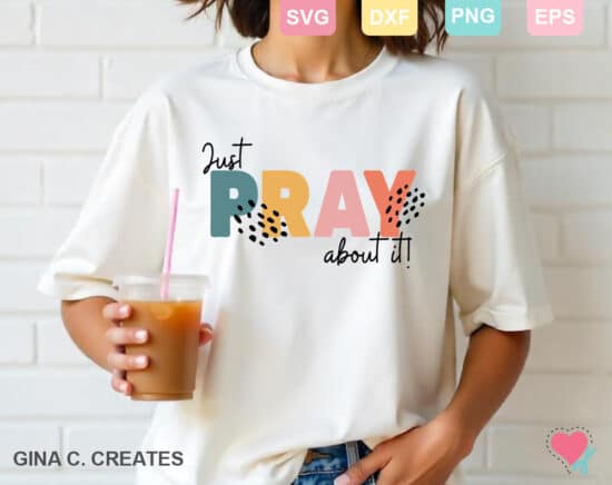 Just-pray-about-it-svg-file-2