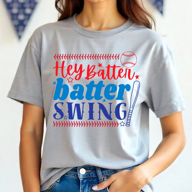 HEY BATTER, BATTER, SWING! Baseball Free SVG Download