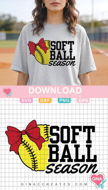 Softball Shirt SVG Free